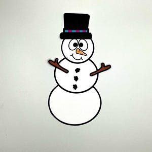 Snowman Cut-out Templates | Winter Crafts, Classroom Projects (PDF ...