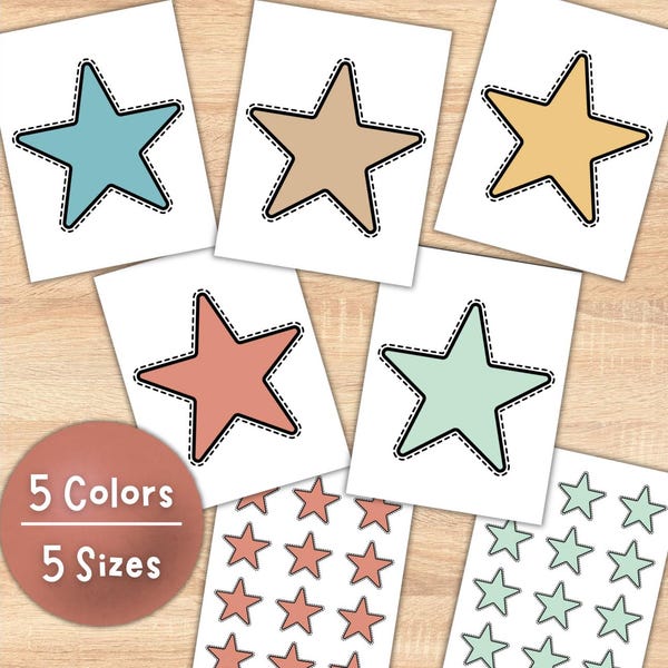 Boho Stars - Etsy
