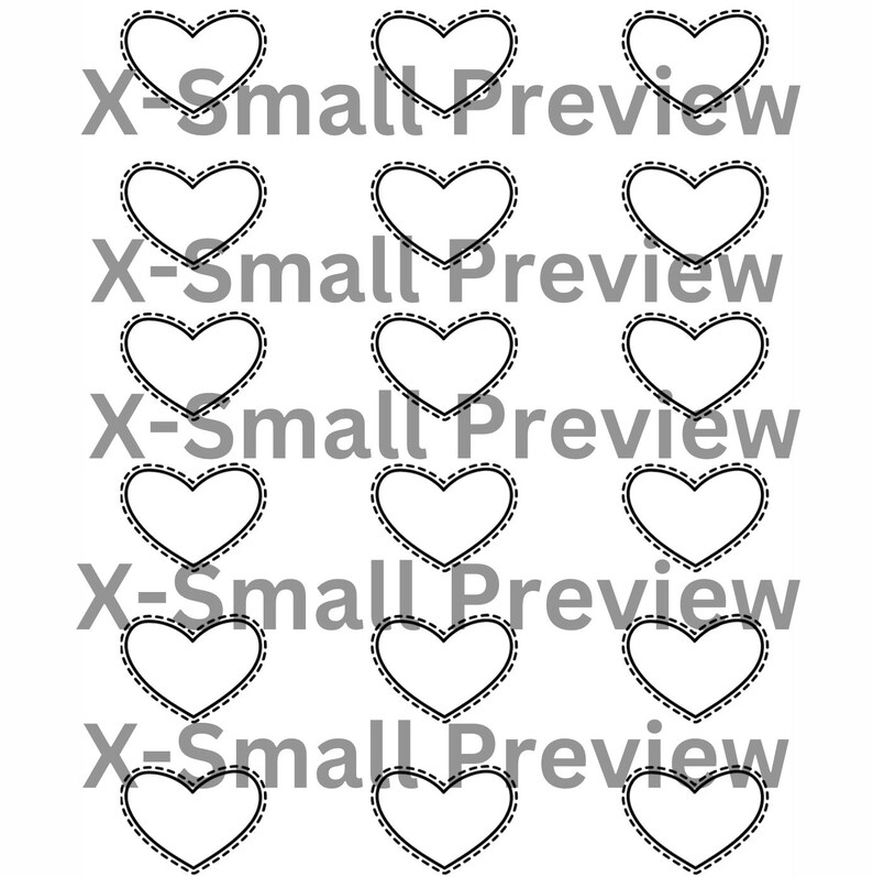 Plantillas de corazones recortables para imprimir / 5 diseños, 5 ...