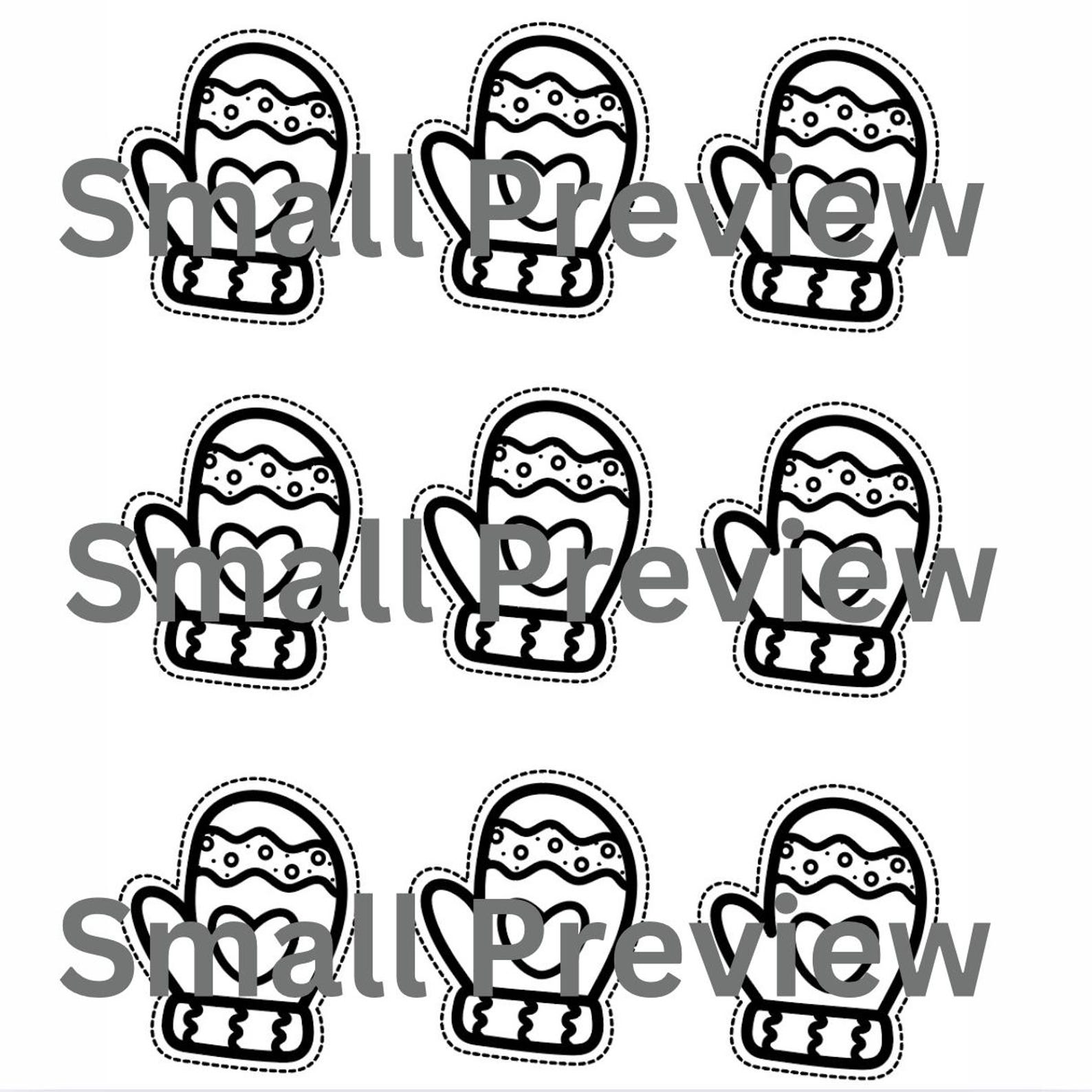 Winter Mitten Cut-out Templates | Classroom Crafts (digital Download ...