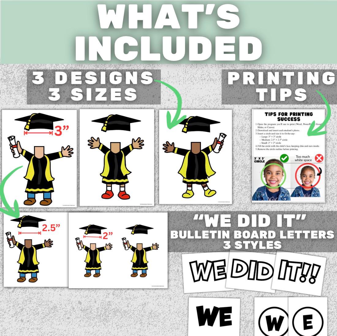 Graduation Cap and Gown Craft | Student Photo Keepsake for End of Year ...