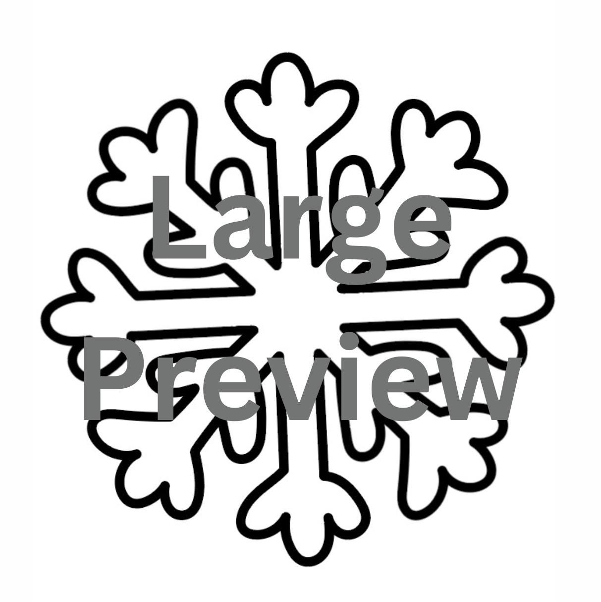 6 Snowflake Templates | 5 Sizes | Winter Crafts, STEM, & Classroom ...