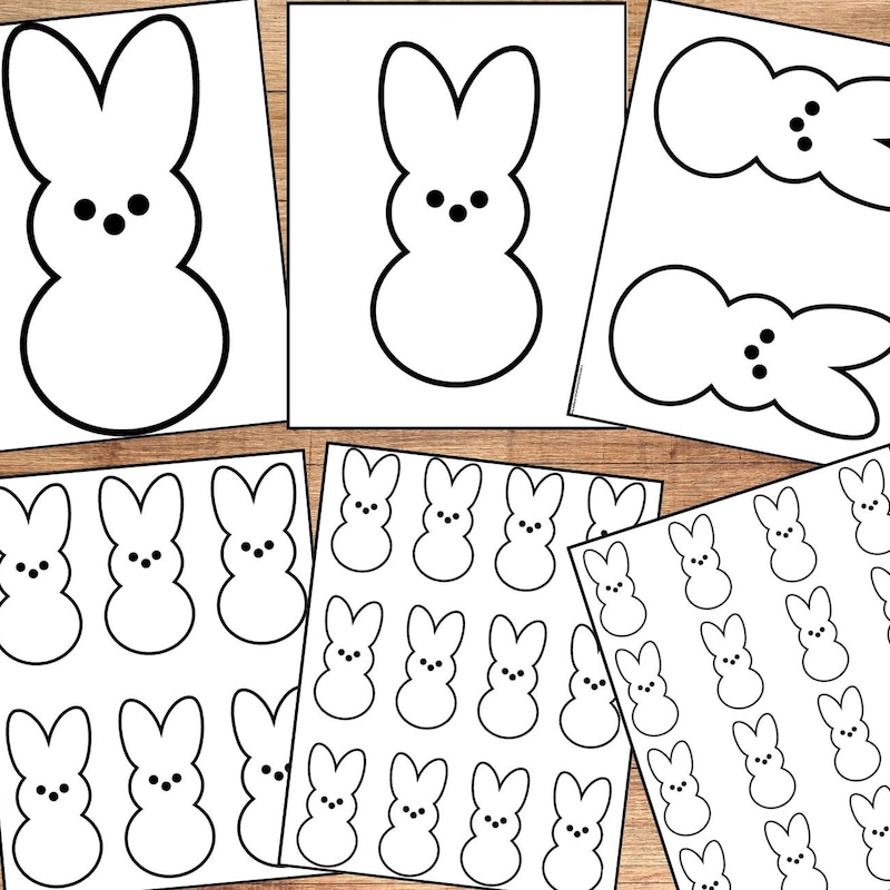 Peeps Cutout - Etsy