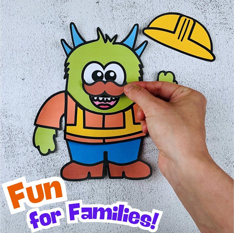 Halloween Monster Disguise Craft & Writing Activity: Printable PDF for ...