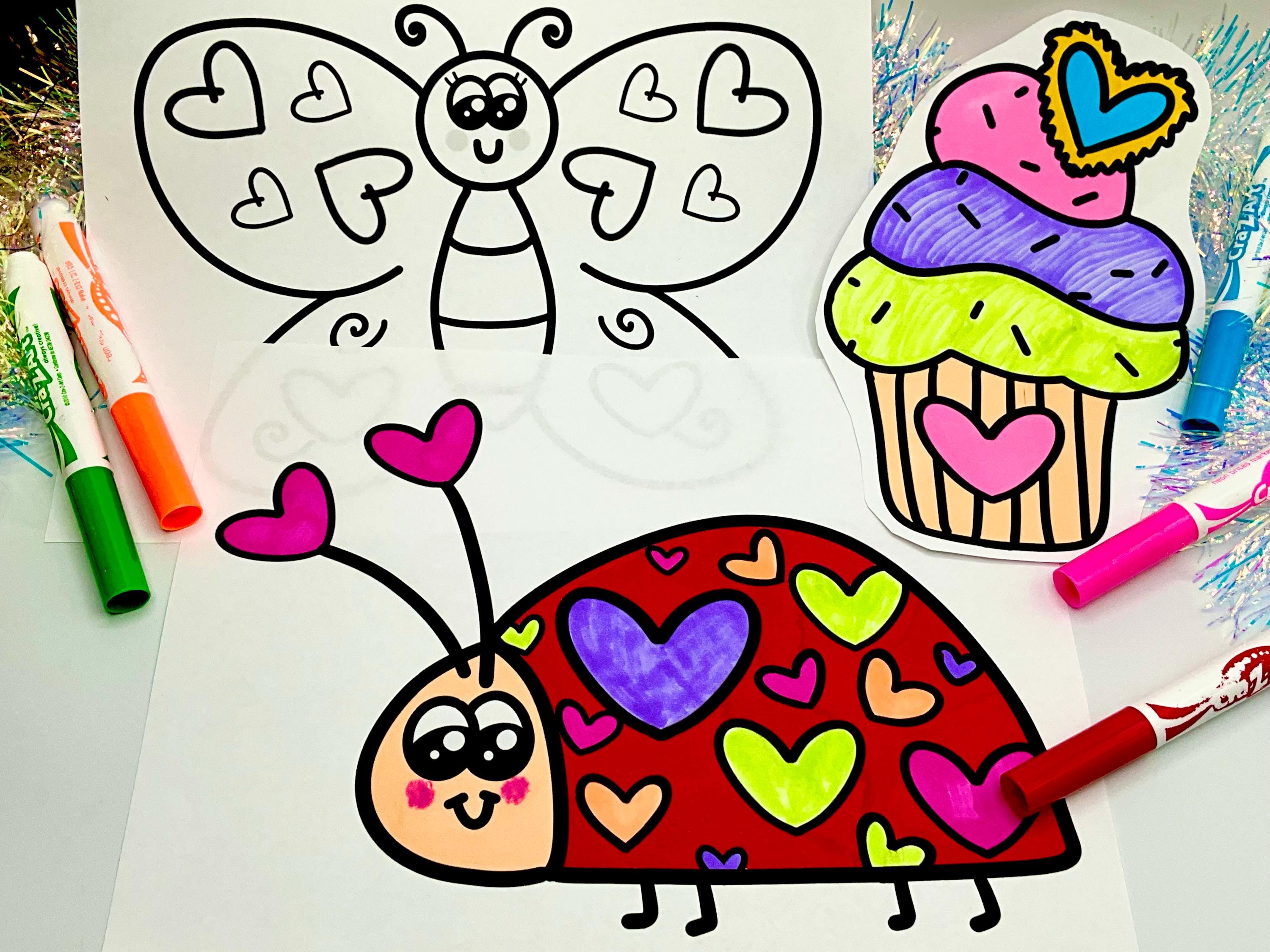 Valentine’s Day Coloring Pages for Preschool & Kindergarten | 20 ...