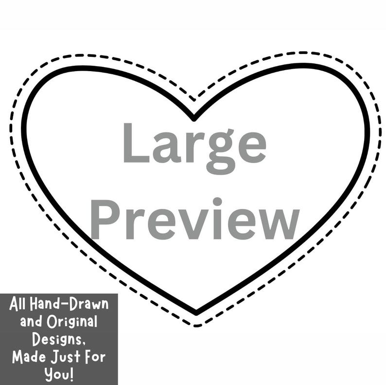 Plantillas de corazones recortables para imprimir / 5 diseños, 5 ...