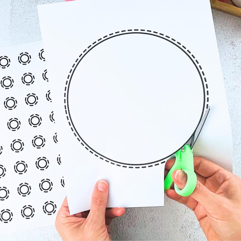 Circle Cut Outs - Etsy