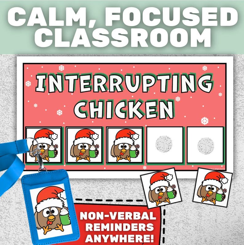 Interrupting Chicken Behavior Charts: Positive Behavior Management Tool ...