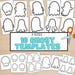 Build a Zombie Printable, Zombie Paper Craft, Halloween Kids Craft ...