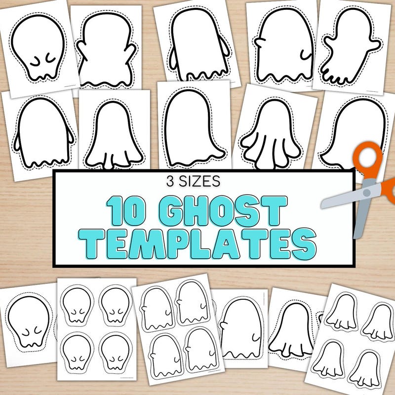 Halloween Cut Out Ghost - Etsy