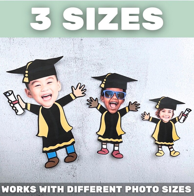 Graduation Cap and Gown Craft | Student Photo Keepsake for End of Year ...