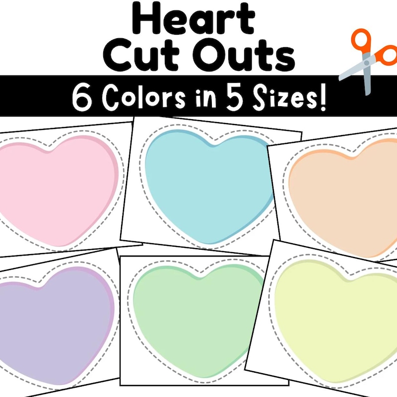 Heart Stencil Cut Out - Etsy