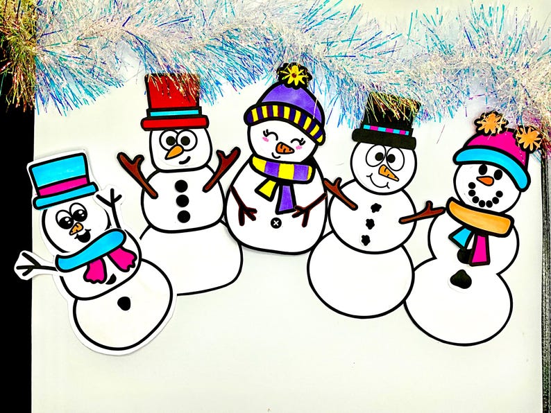 Build a Snowman Activity Pack | Winter STEM Crafts (printable PDF ...