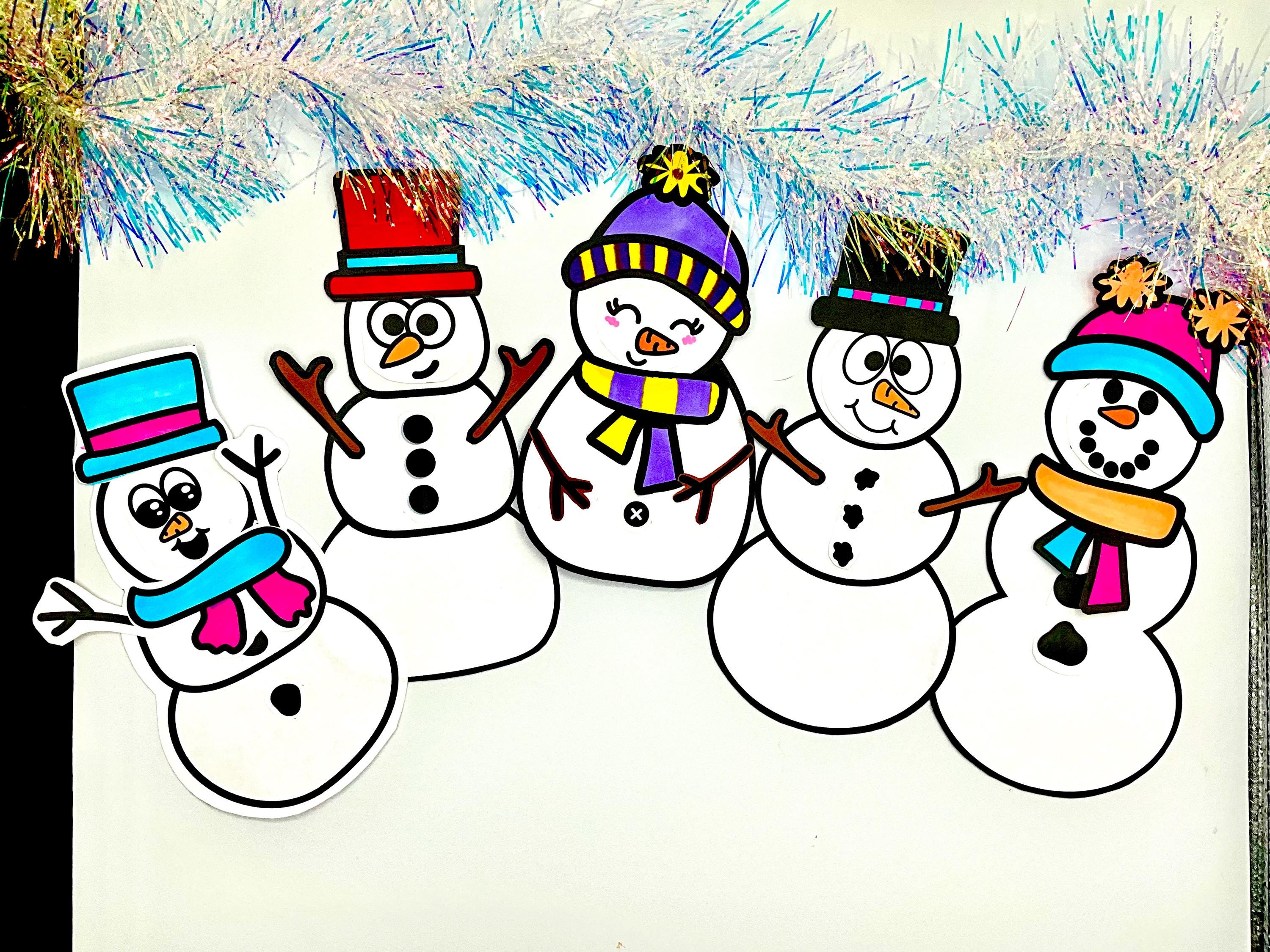 Build a Snowman Activity Pack | Winter STEM Crafts (printable PDF ...