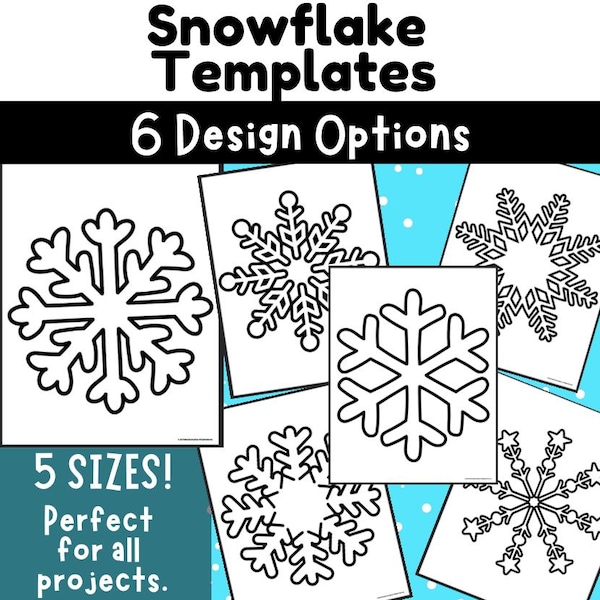 Large Snowflakes - Etsy