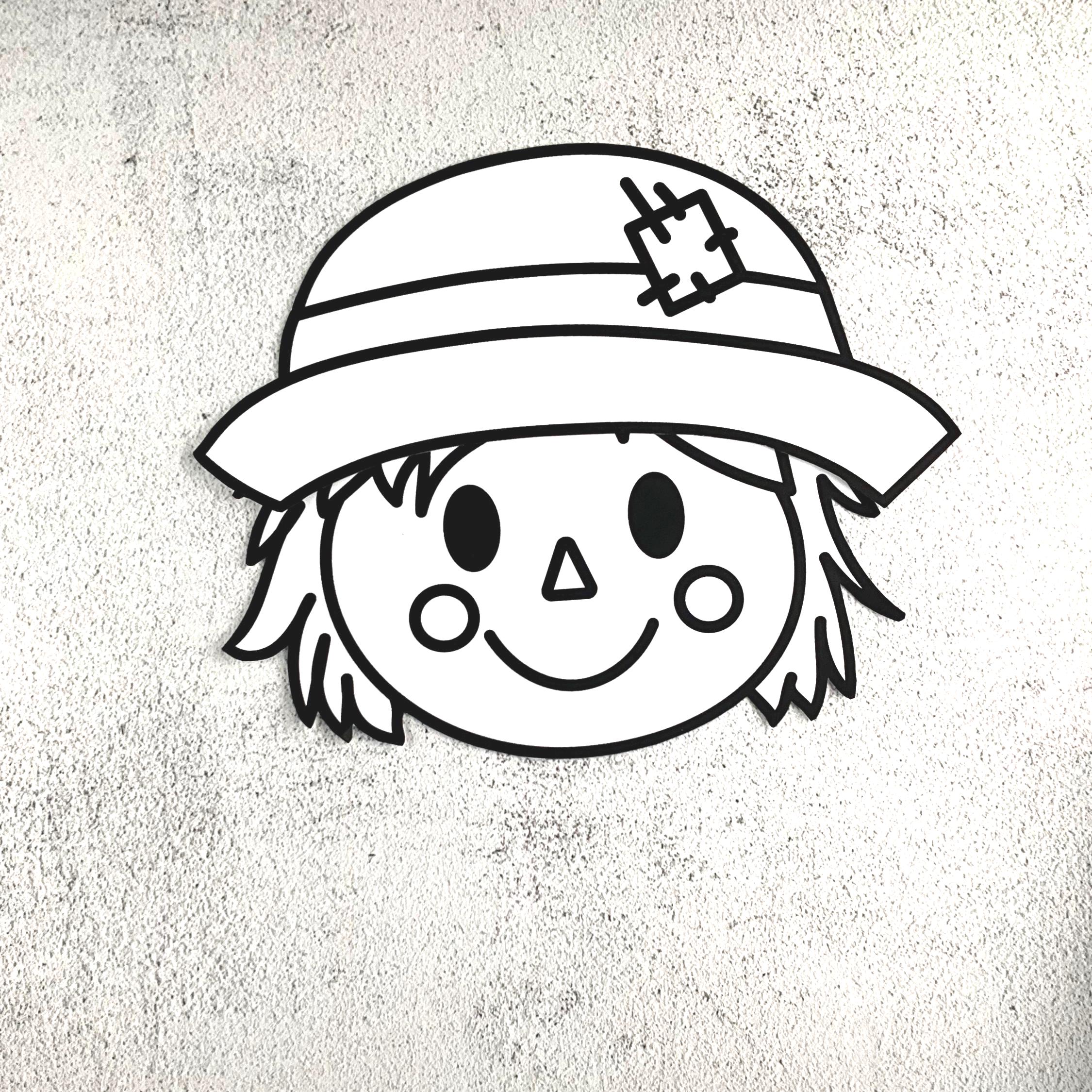 Printable Scarecrow Craft for Fall – Preschool & Kindergarten Art ...