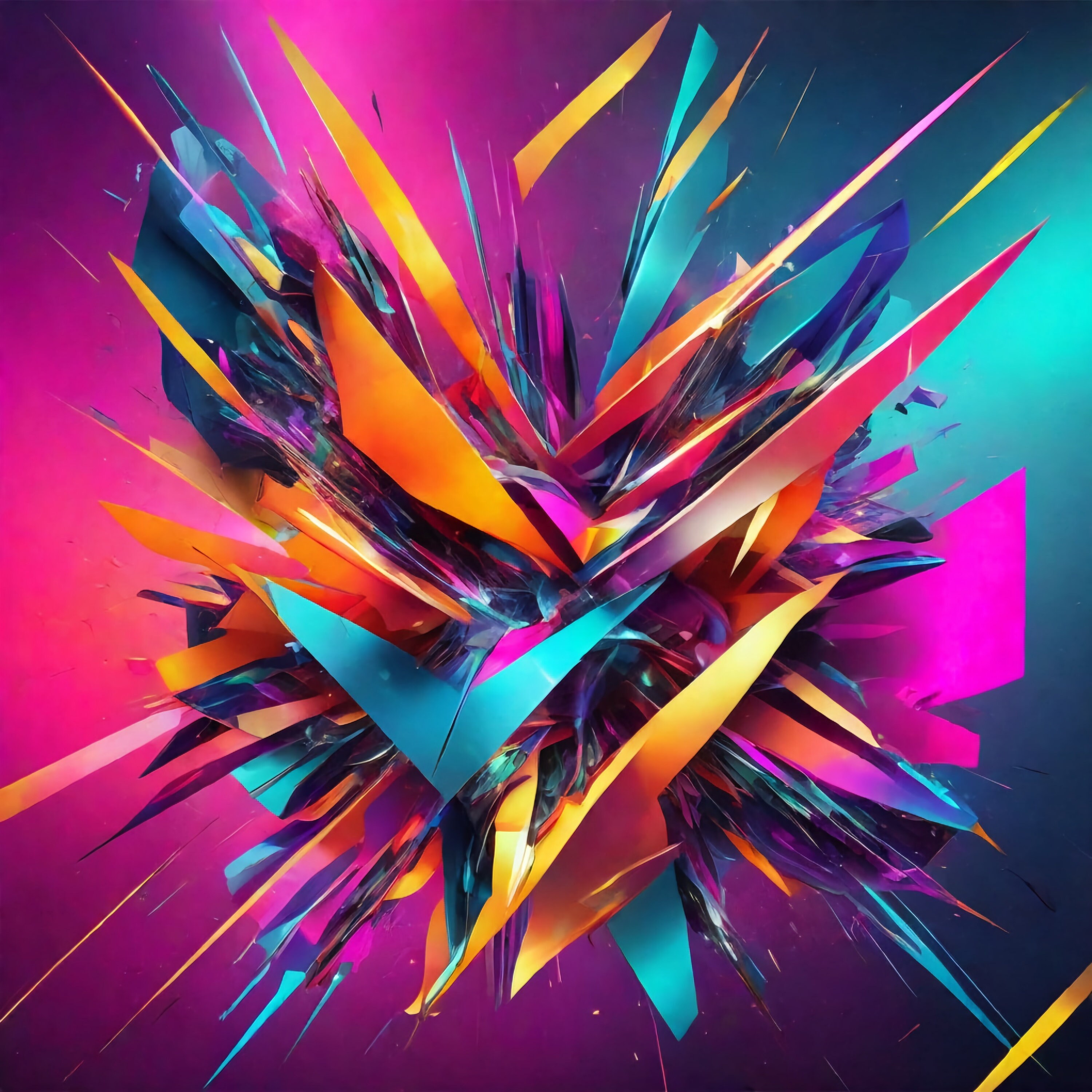 A Futuristic Modern Art - Etsy