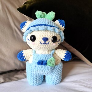 Blueberry Cat Crochet Pattern – PDF Download (amigurumi Plush Toy DIY ...