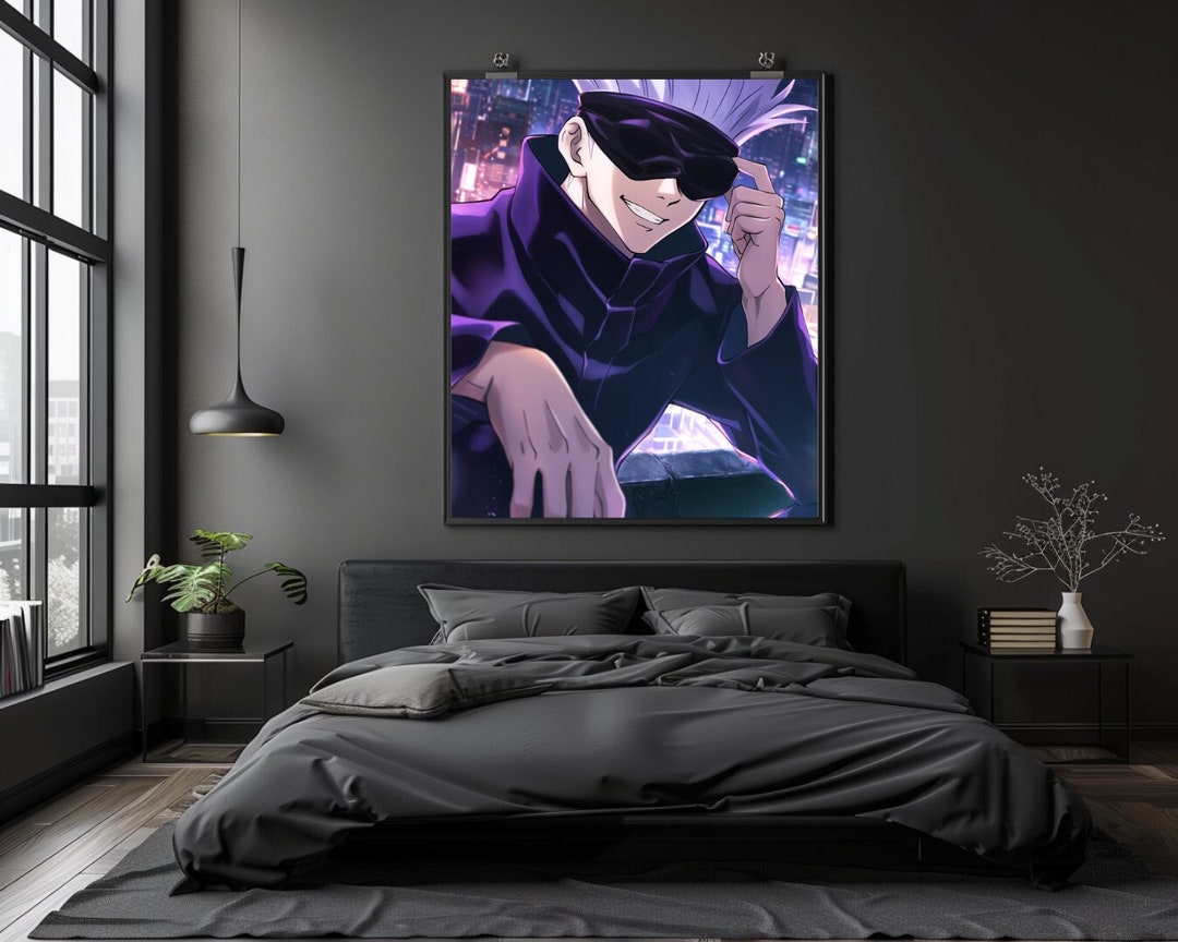 Jujutsu Kaisen Gojo Wall Art, Anime Wall Art, Anime Poster, Jujutsu ...