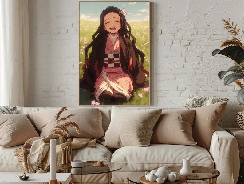 Demon Slayer Nezuko Wall Art, Anime Wall Art, Anime Poster, Demon ...
