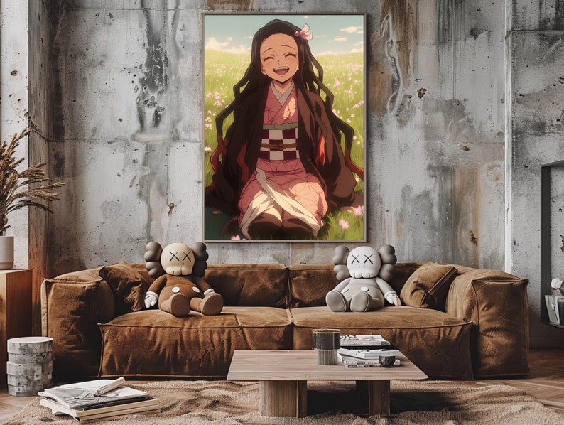 Demon Slayer Nezuko Wall Art, Anime Wall Art, Anime Poster, Demon ...