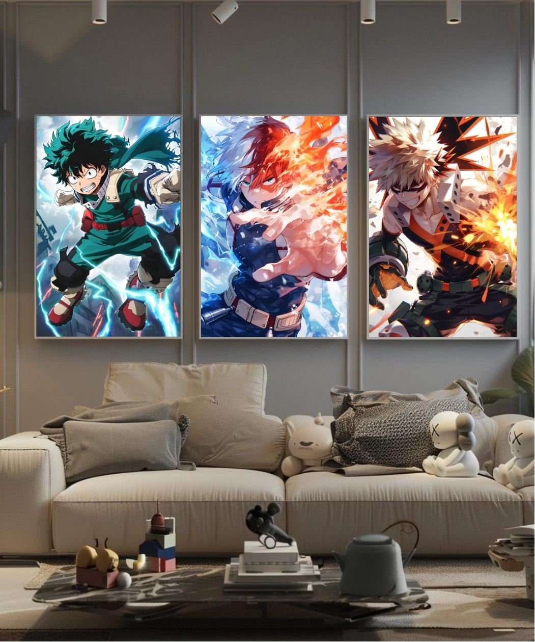 My Hero Academia Deku Printable Art, Digital Download, Anime Wall Art ...