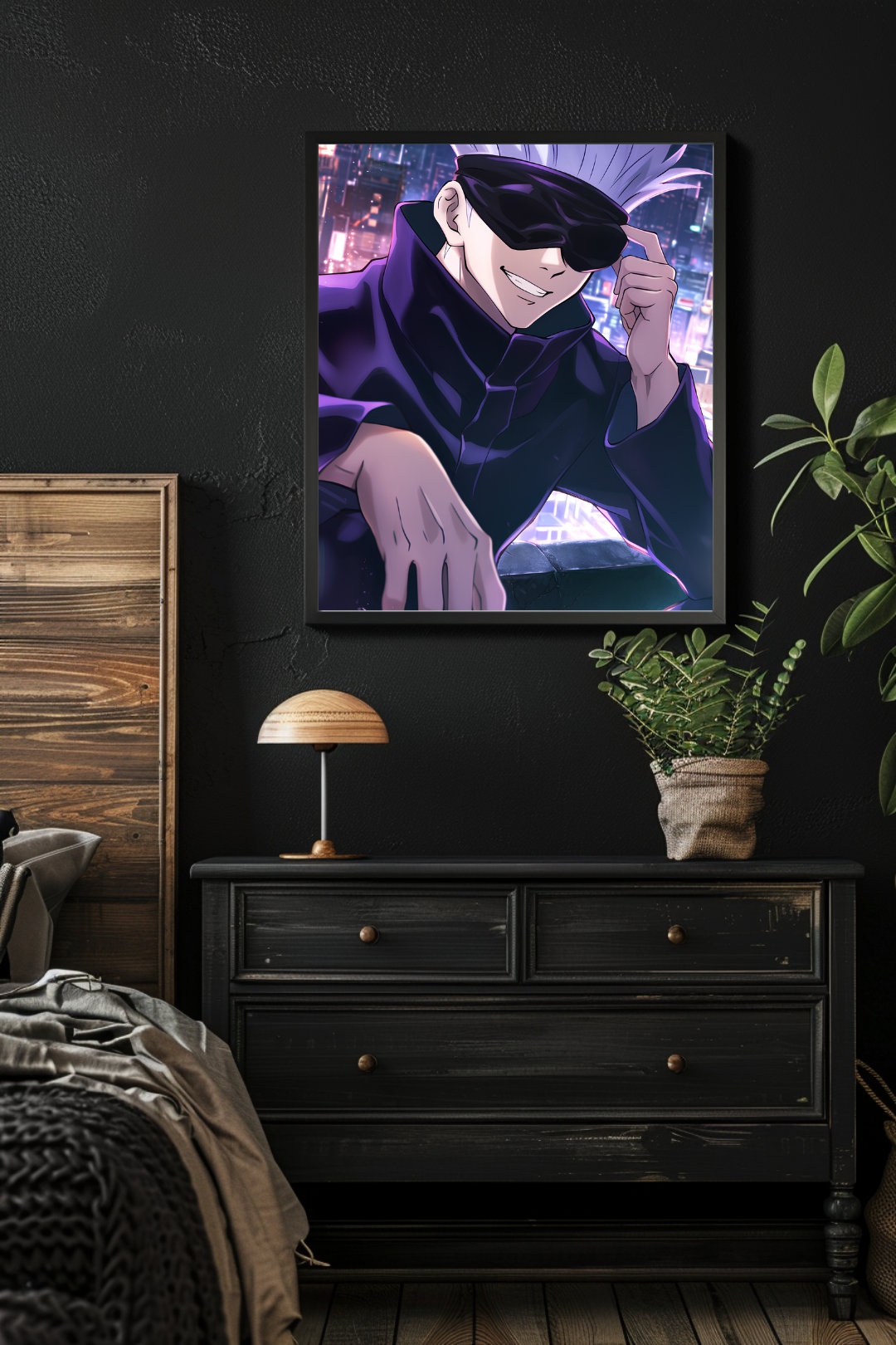 Jujutsu Kaisen Gojo Digital Poster, Printable Art, Anime Wall Art ...