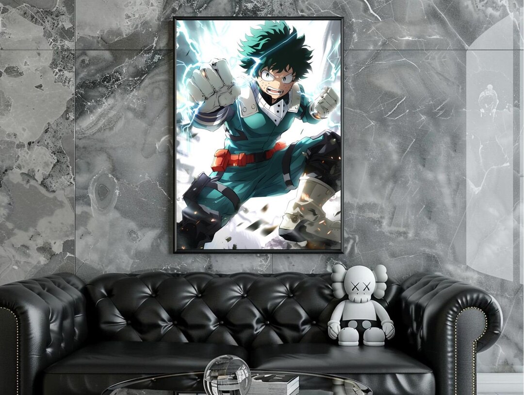 My Hero Academia Deku Wall Art, Anime Wall Art, Anime Poster, My Hero ...