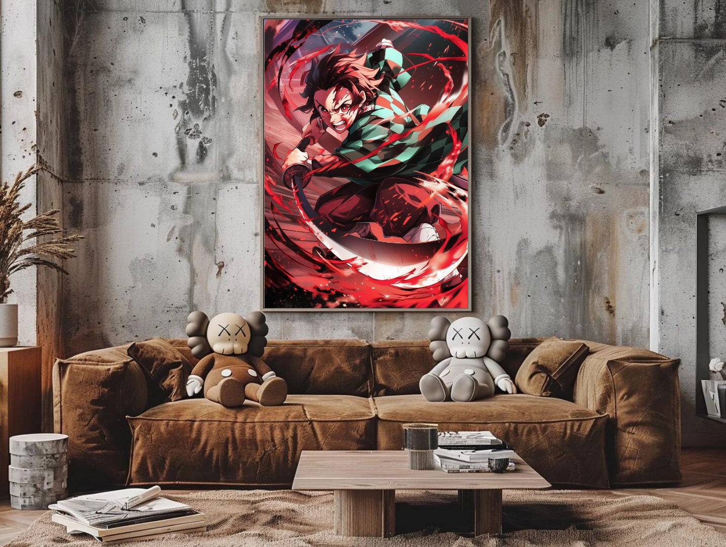 Demon Slayer Tanjiro Digital Poster, Printable Art, Anime Wall Decor ...