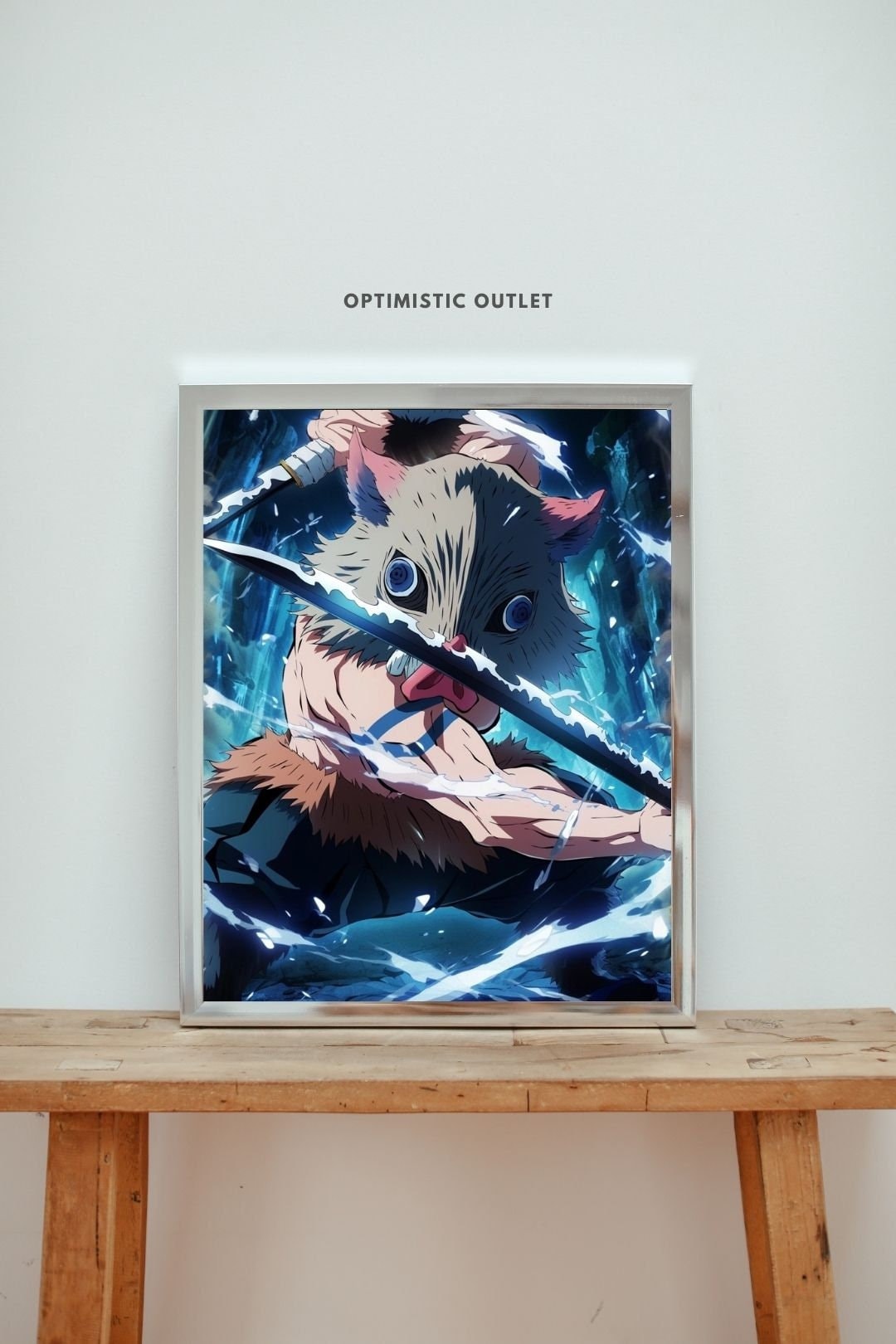 Demon Slayer Inosuke Digital Poster, Anime Wall Decor, Printable Manga ...