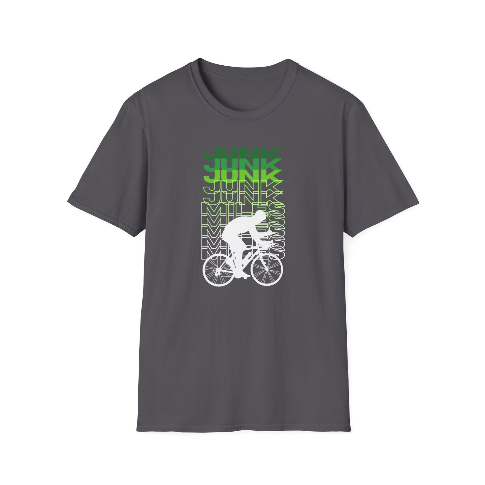 Junk Miles Cycling T-shirt - Etsy
