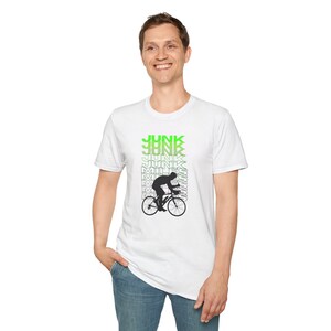 Junk Miles Cycling T-shirt - Etsy