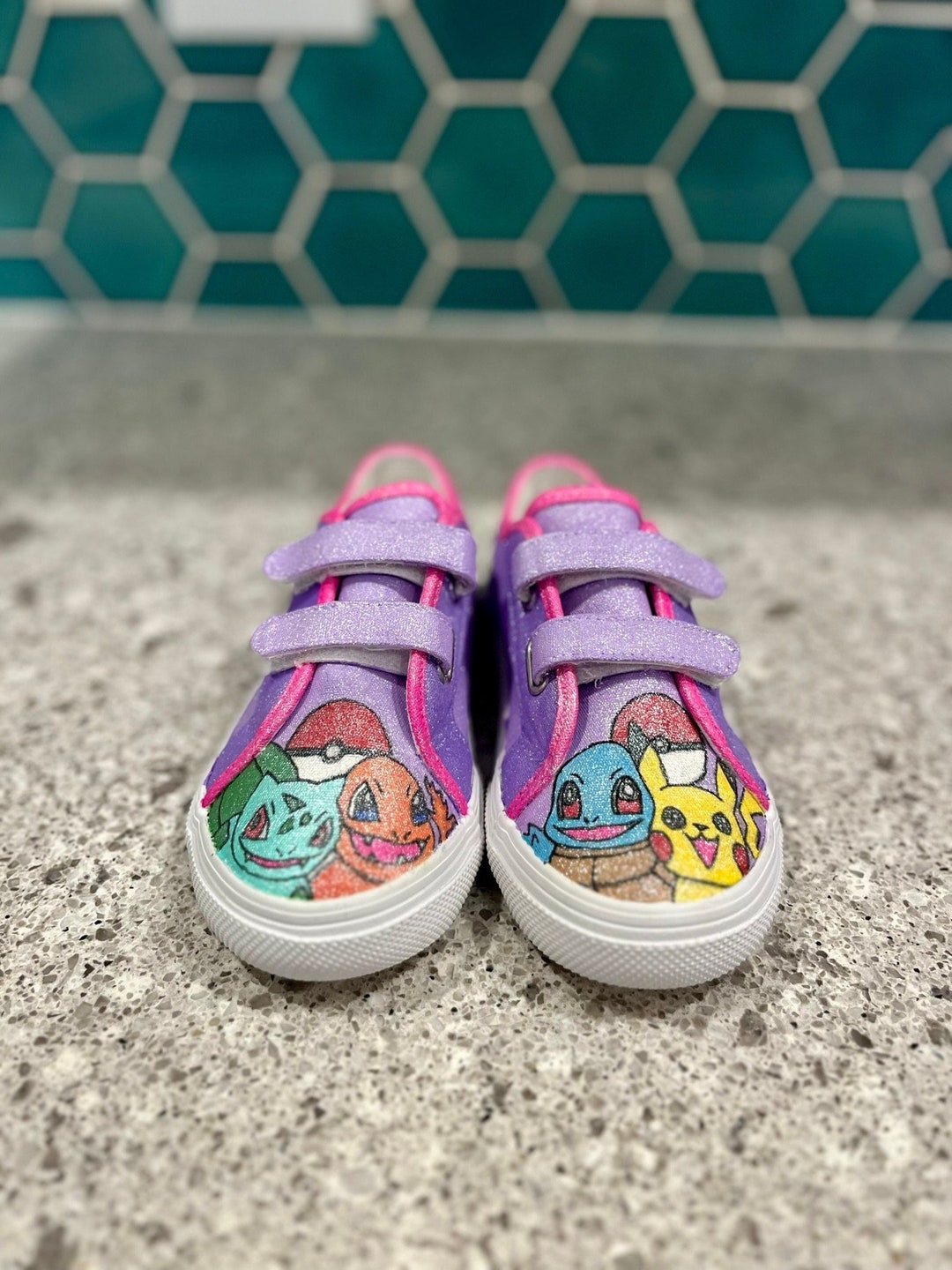Custom Hand-painted Pokémon Shoes Pikachu, Bulbasaur, Charmander ...