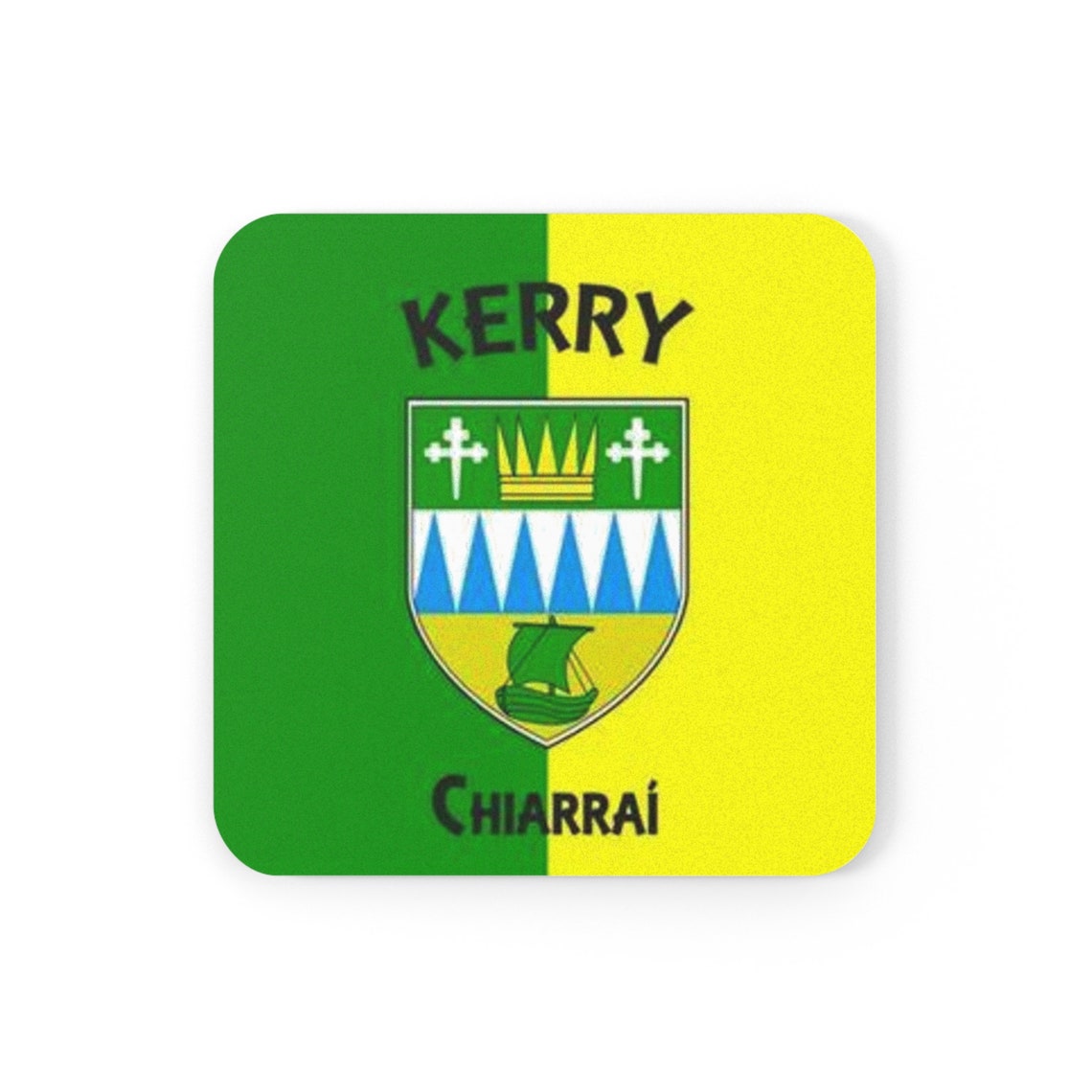 County Kerry Flag Standard Emblem Chiarrai Killarney Dingle Ballyduff ...