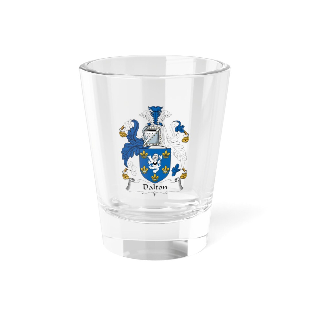 Dalton Coat of Arms Shot Glass Family Crest Heraldry Emblem Tree ...