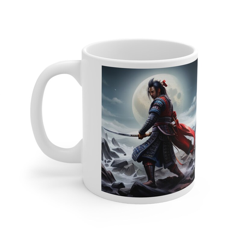 Samurai Mug Japan Tokyo Koto Osaka Yokohama Hokkaido Hiroshima Nagasaki ...