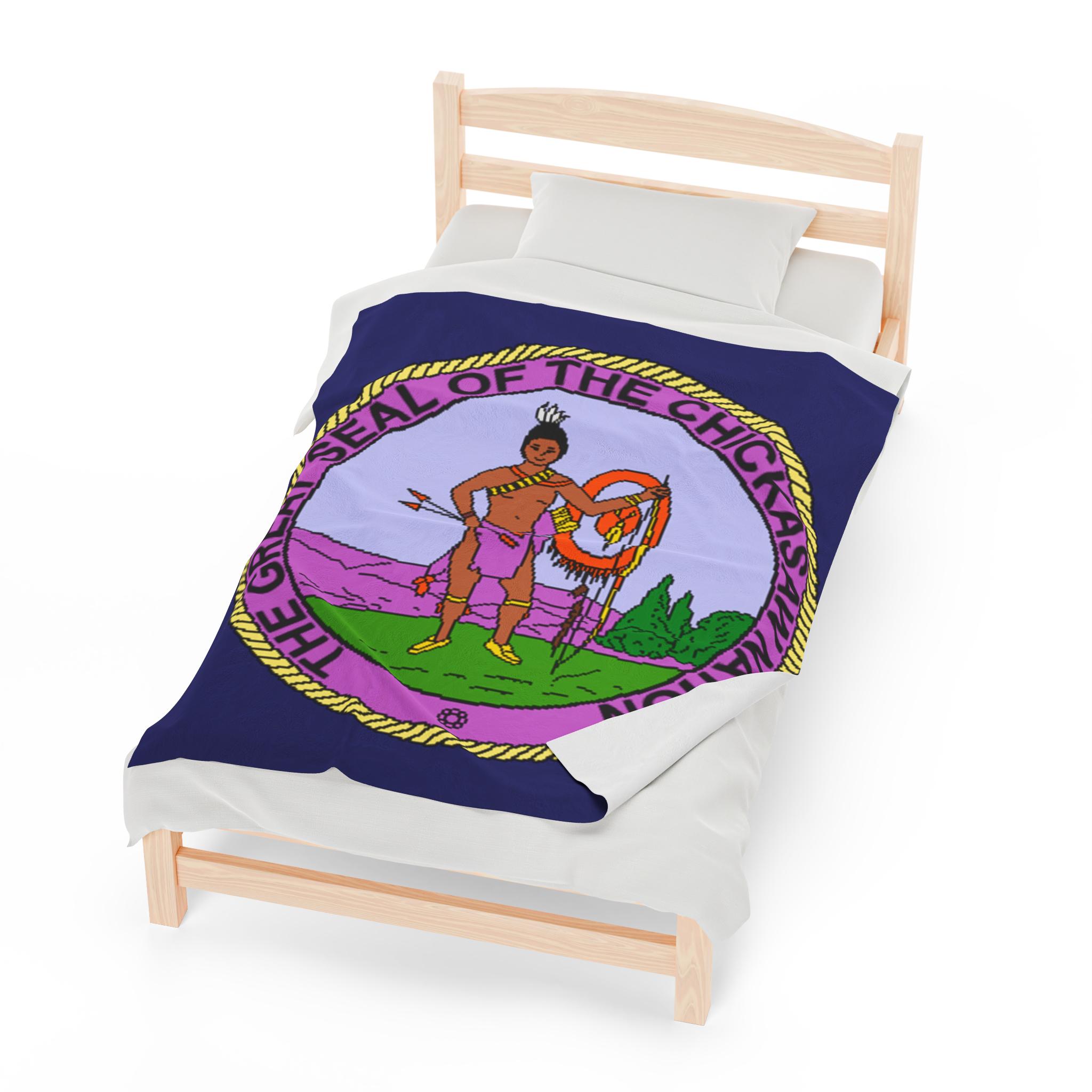 Chickasaw Nation Flag Emblem Totem Native American Indian Wild West ...