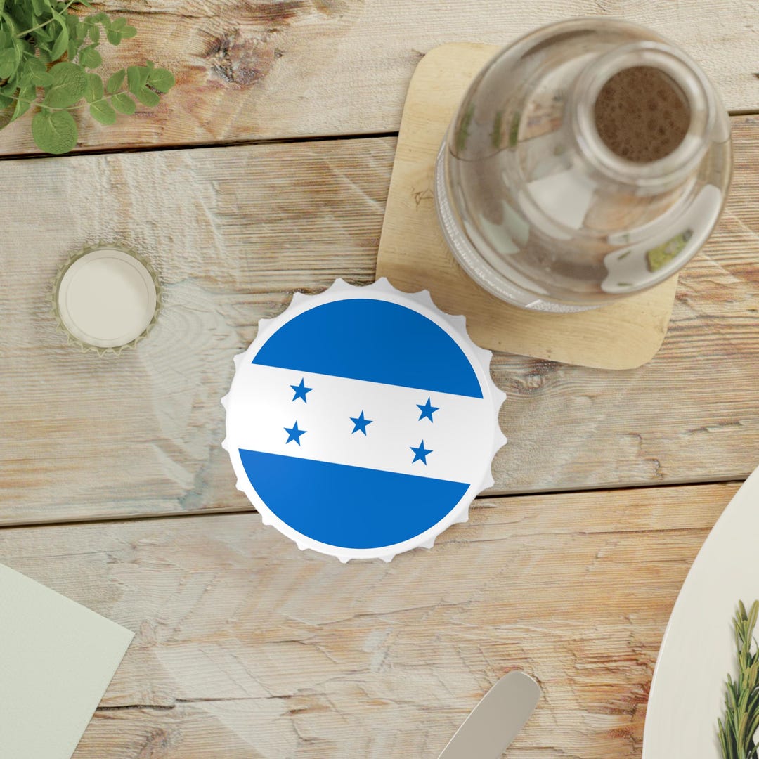 Honduras Flag Emblem Standard Fridge Magnet Roatan Tegucigalpa Gracias ...