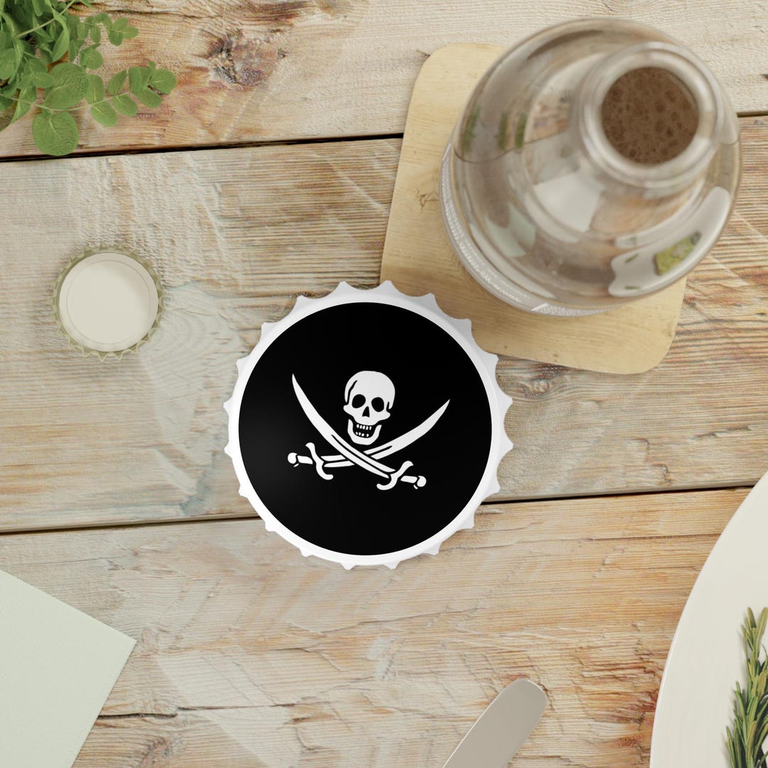 Jolly Roger Pirate Flag Standard Skull Cutlass Blackbeard Captain ...