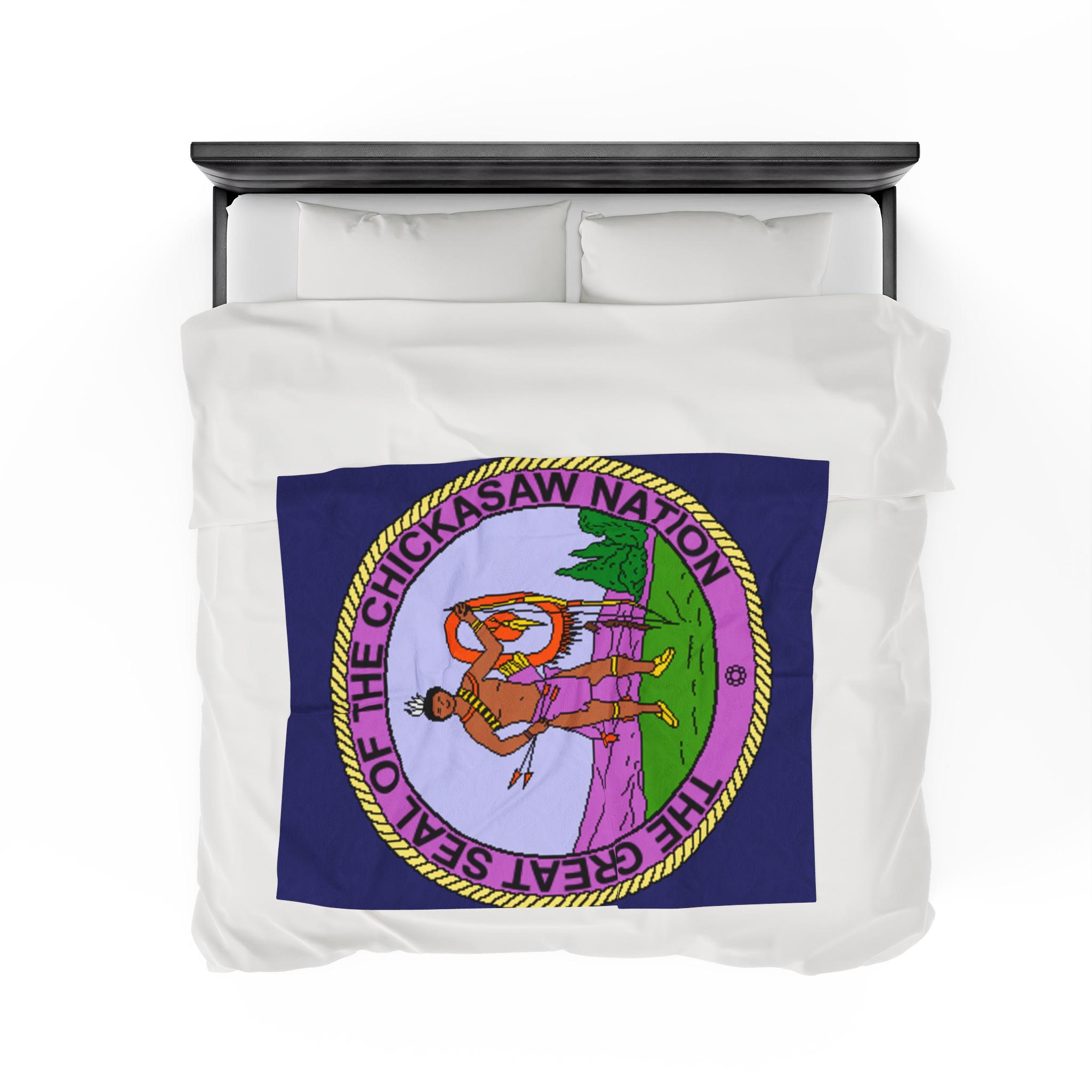 Chickasaw Nation Flag Emblem Totem Native American Indian Wild West ...