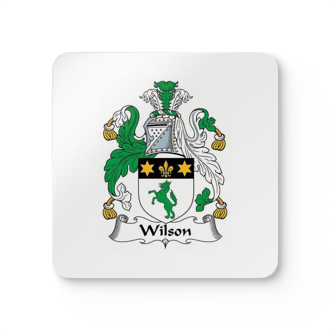 Wilson Family Familia Heraldry Emblem Standard Coat of Arms Heritage ...