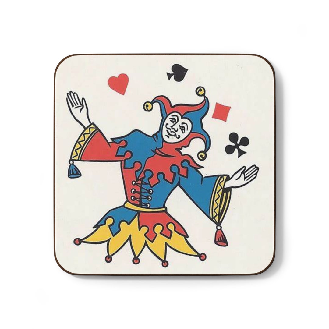 Joker Playing Card Mug Jester Clown Fool Wild Card Hardboard Back ...