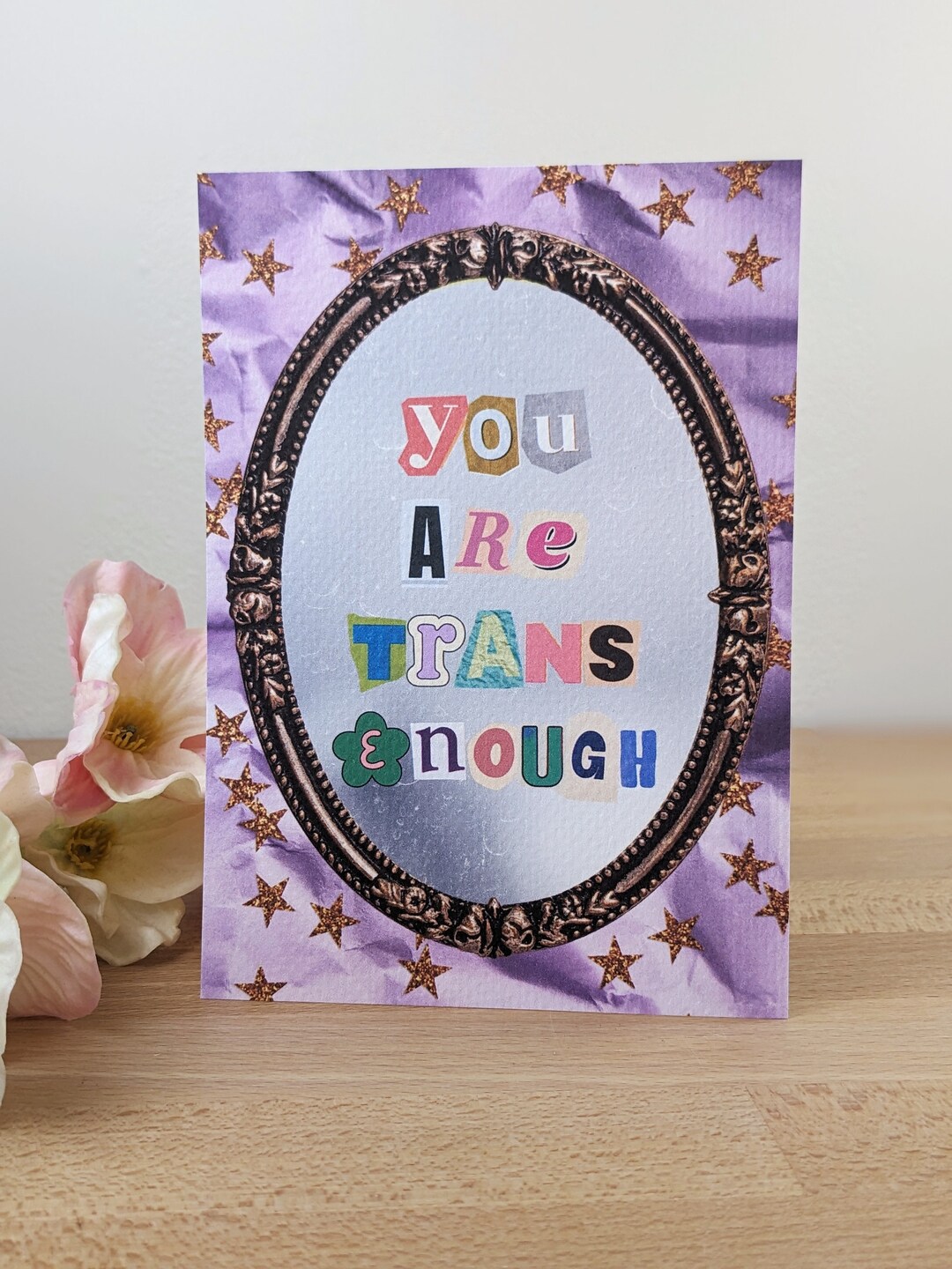 Trans Digital Download Original Collage Art Print 5x7 LGBTQIA Art - Etsy