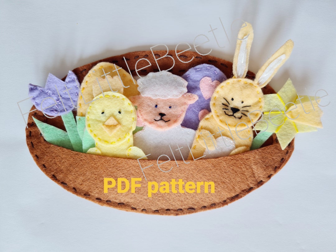 PDF Pattern: Easter Finger Puppets Pattern - Etsy