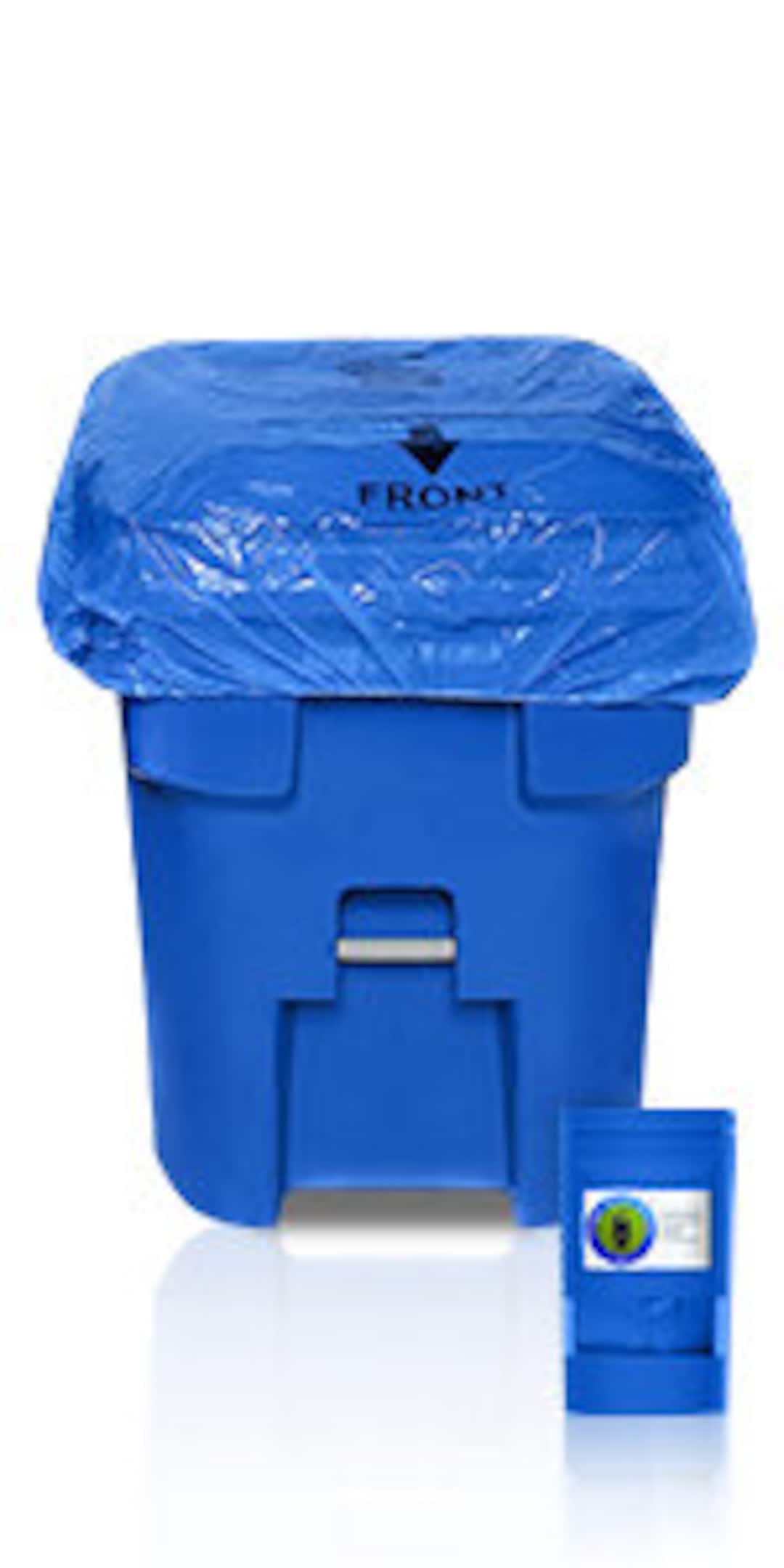 Trash Smell Buster, Trash Can Cover, Odor Eliminating Bag With Elastic ...