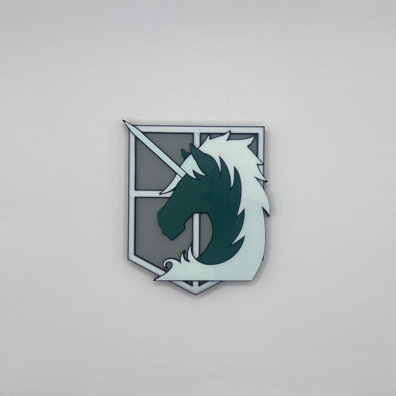 Attack on Titan Inspired 3D Wall Decor - Survey Corps, Garrison, MP ...