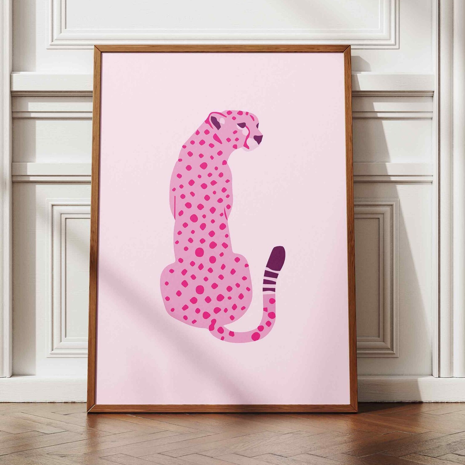 Cheetah Wall Art, Cheetah Print, Cute Apartment Decor, Aesthetic Wall ...