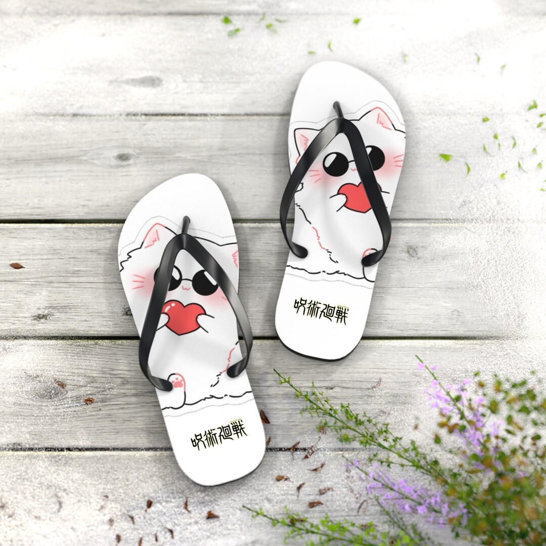 Original Anime Gojo Design Flip-flops Stylish and Comfortable Unisex ...