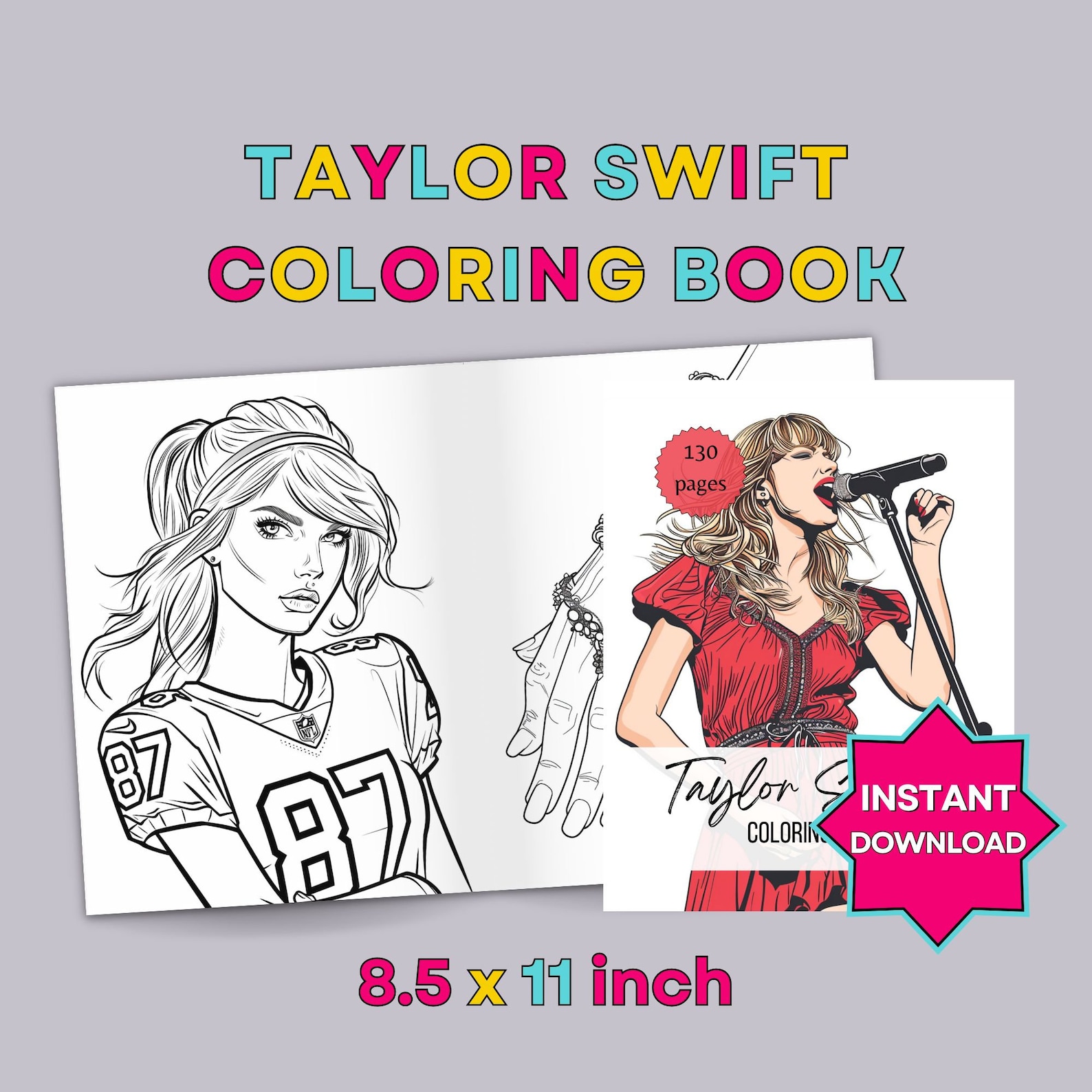 Swifties Coloring Digital Download Taylor Swift Printables Coloring ...