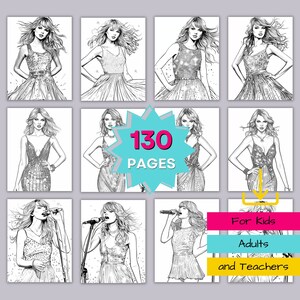 Swifties Coloring Digital Download Taylor Swift Printables Coloring ...